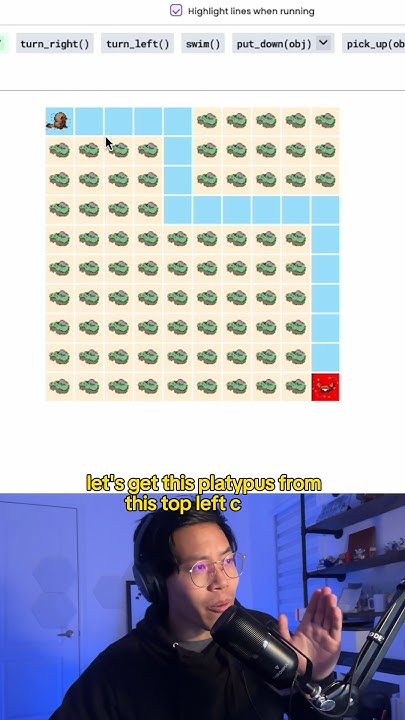 Back at it with another platypus challenge 👀 #coding #computerscience #stem #python #apcs - YouTube
