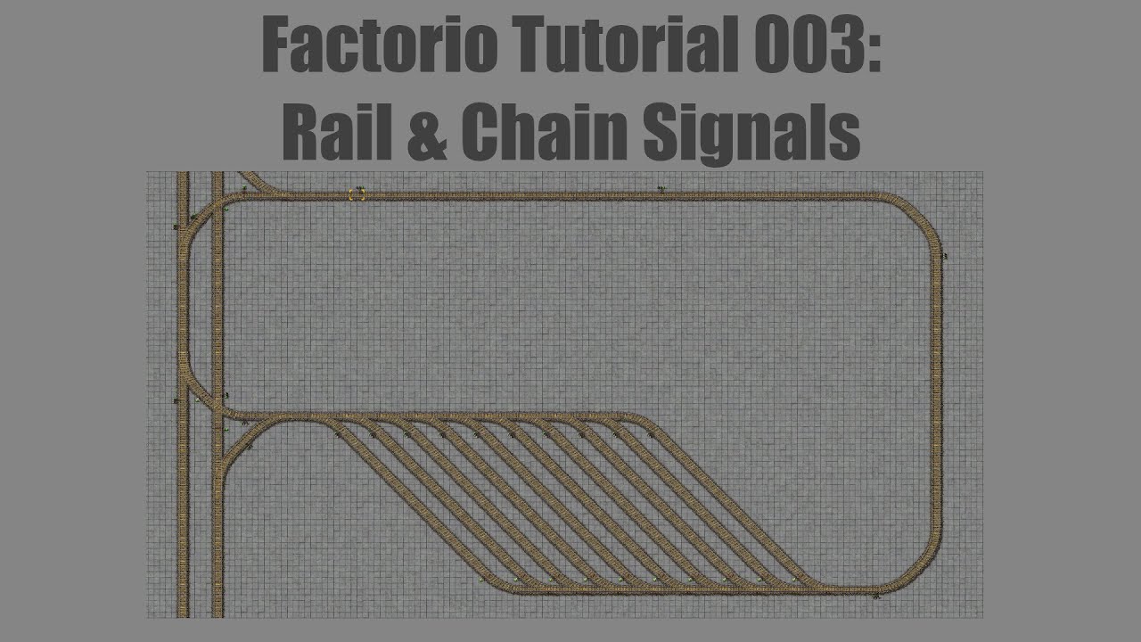 Factorio Tutorial 003: How to Signal right! - YouTube