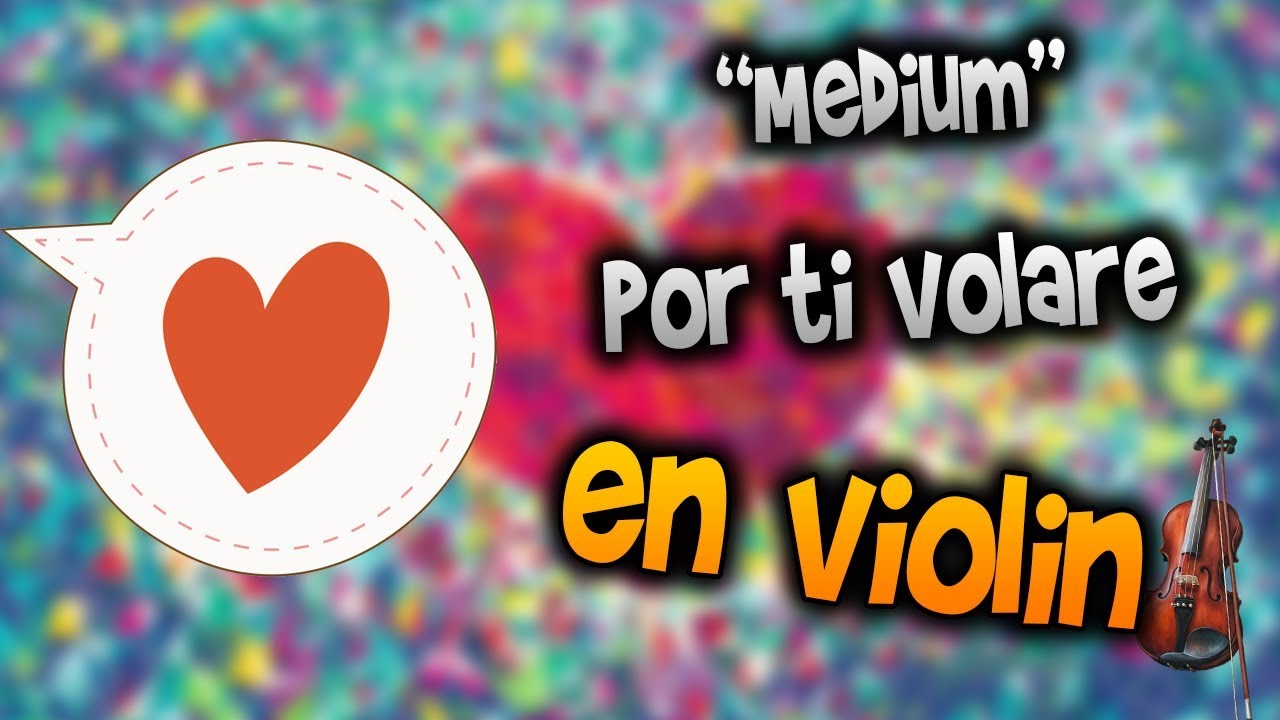 Por ti volare en violin|tab,tutorial,partitura,como tocar|HD Tutorial ...