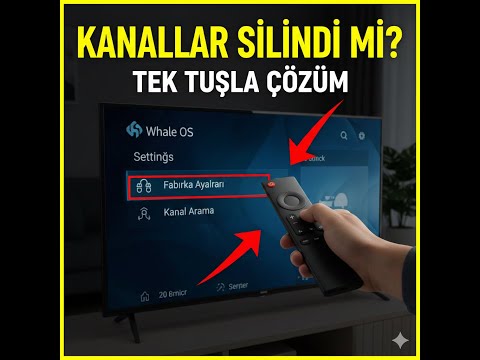 Nordmende Whale OS TV Sıfırlama + Kanal Kurulumu (Adım Adım Anlatım) #skytech