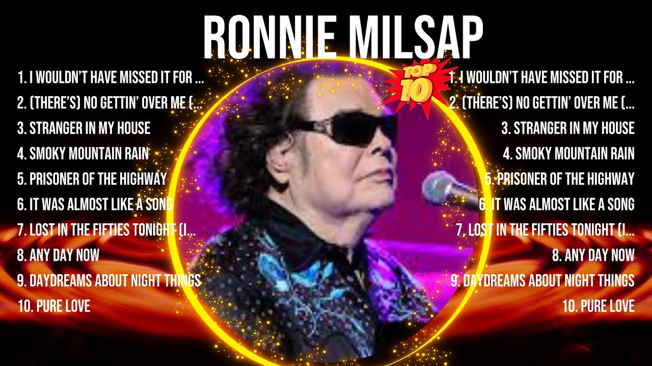 Ronnie Milsap Greatest Hits ~ Top 10 Best Songs To Listen in 2024 - YouTube