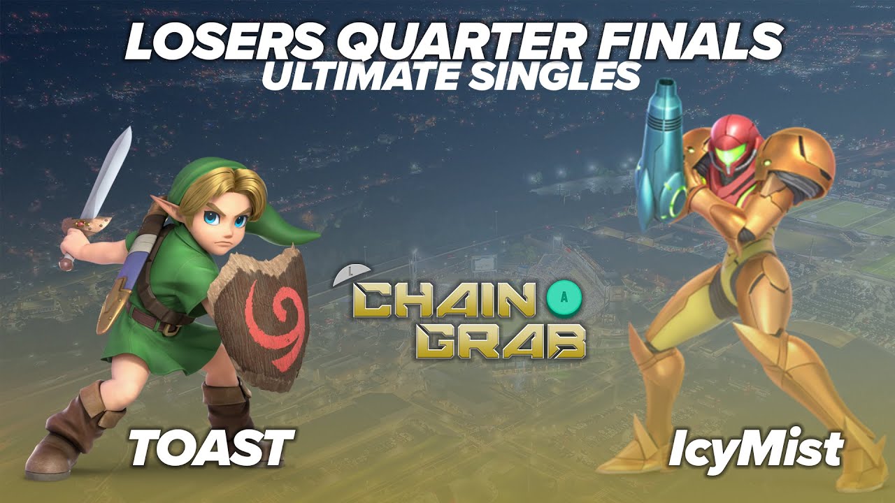 Chain Grab LOSERS QUARTER FINALS - Toast (Young Link) Vs. IcyMist ...