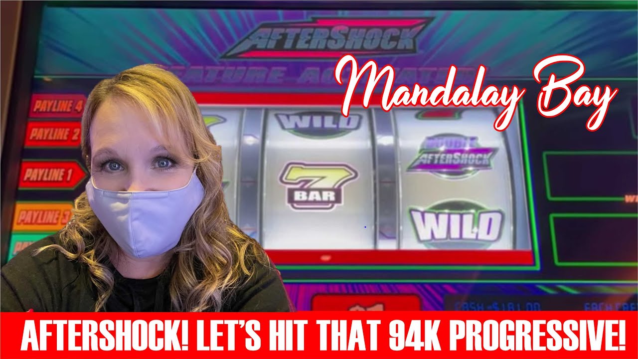 AFTERSHOCK Slot Machine Live Play - Highest Progressive I've Ever Seen ...