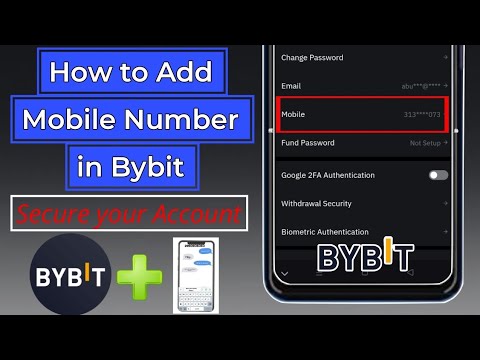 How to add phone number on bybit account||Add phone number on bybit ...