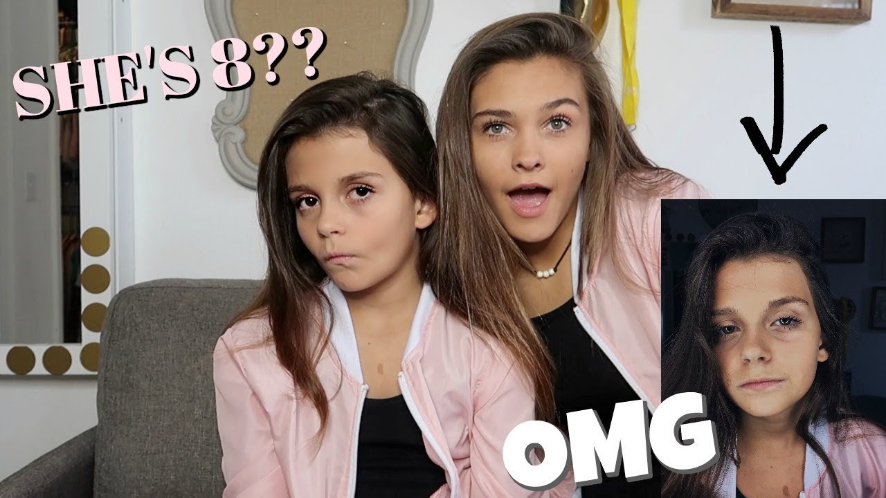 I Turned My 8 Year Old Sister Into Me Youtube