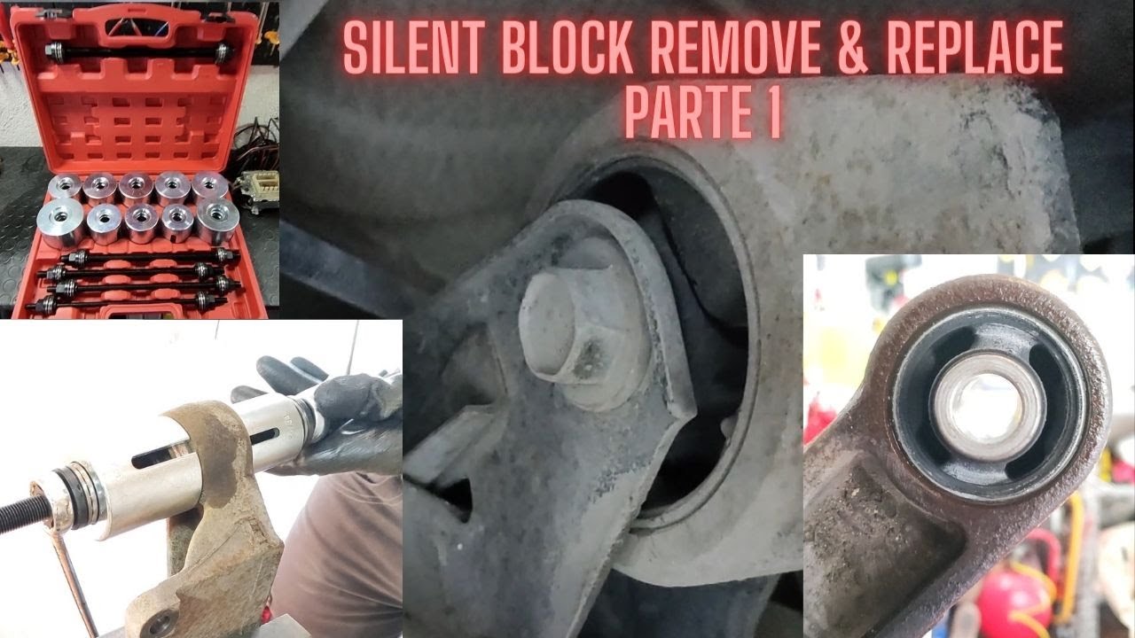 Silent Block Remove & Replace (Mitsubishi Outlander I) Part 1 - YouTube