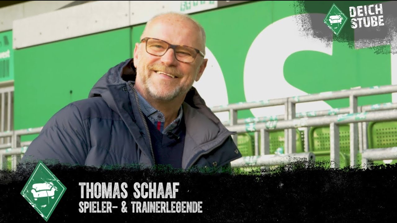 Werder Bremen-Legende Thomas Schaaf erklärt seinen „nassen Helm“ - YouTube