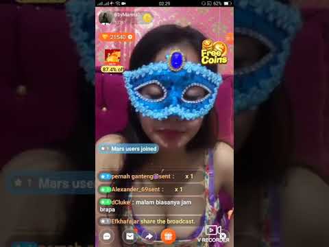 Cewek Hot bertopeng di Gogo Live
