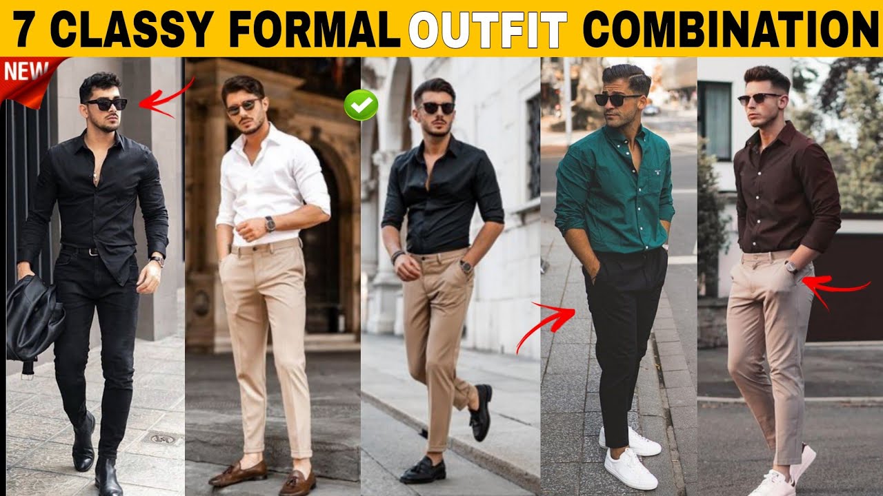 7 Trending Formal Outfits Matching। Formal Pent Colour Combination ...