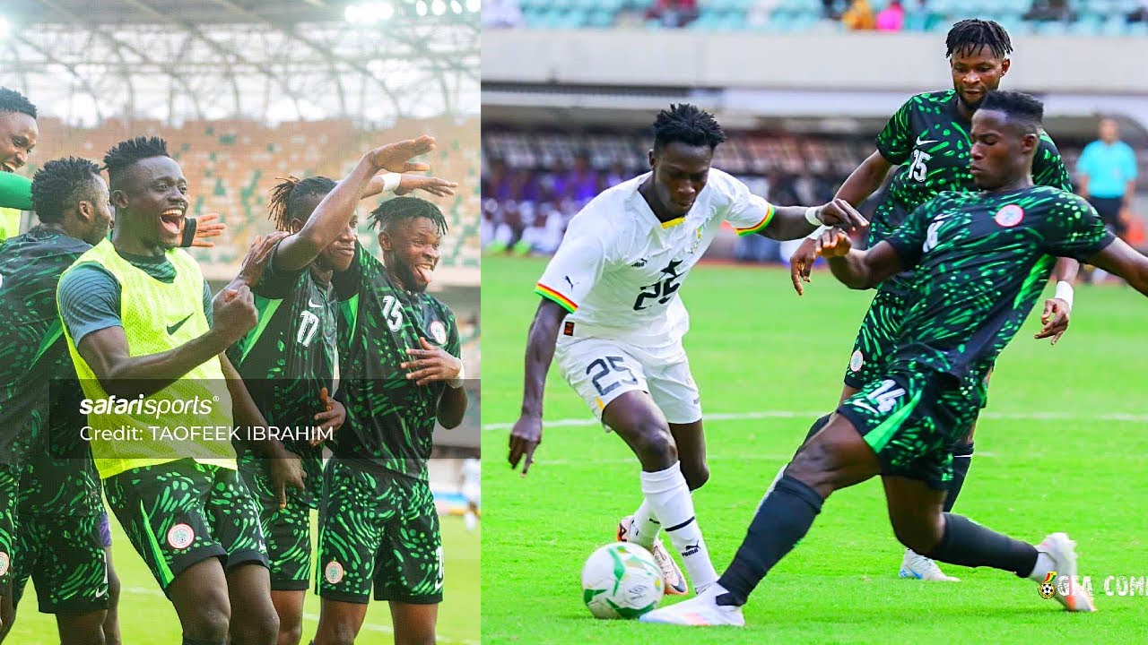 NIGERIA BEAT GHANA 3-1 TO QUALIFY FOR CHAN TOURNAMENT | GHANA DISGRACED ...