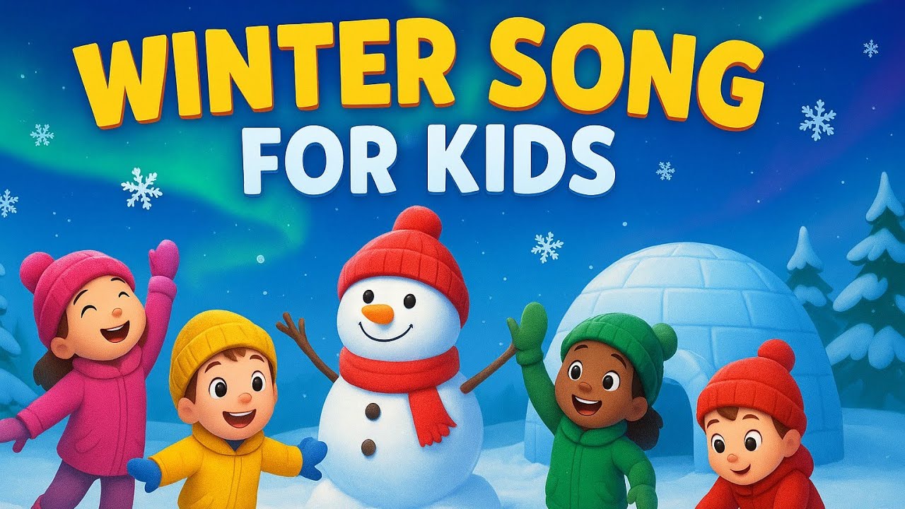 Winter Fun Song for Kids | Snowy Day Adventure + kids rhymes | Kids ...