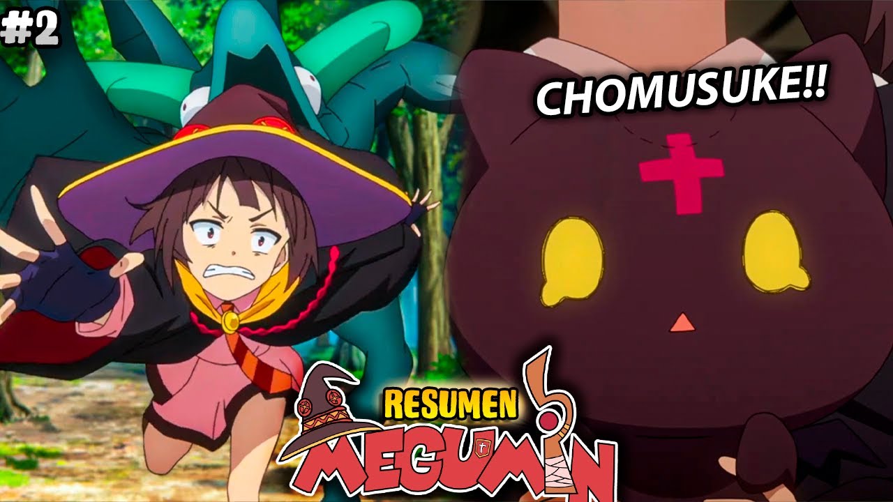 Megumin conoce a Chomusuke 💥🐱 | KONOSUBA: MEGUMIN Capitulo 2 Resumen ...
