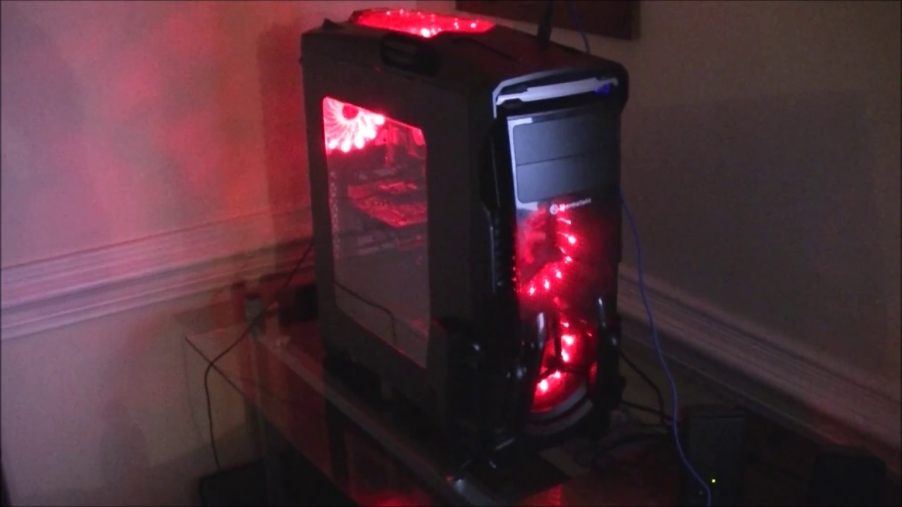 Thermaltake Versa n24 ASUS 970 gaming aura install finished - YouTube