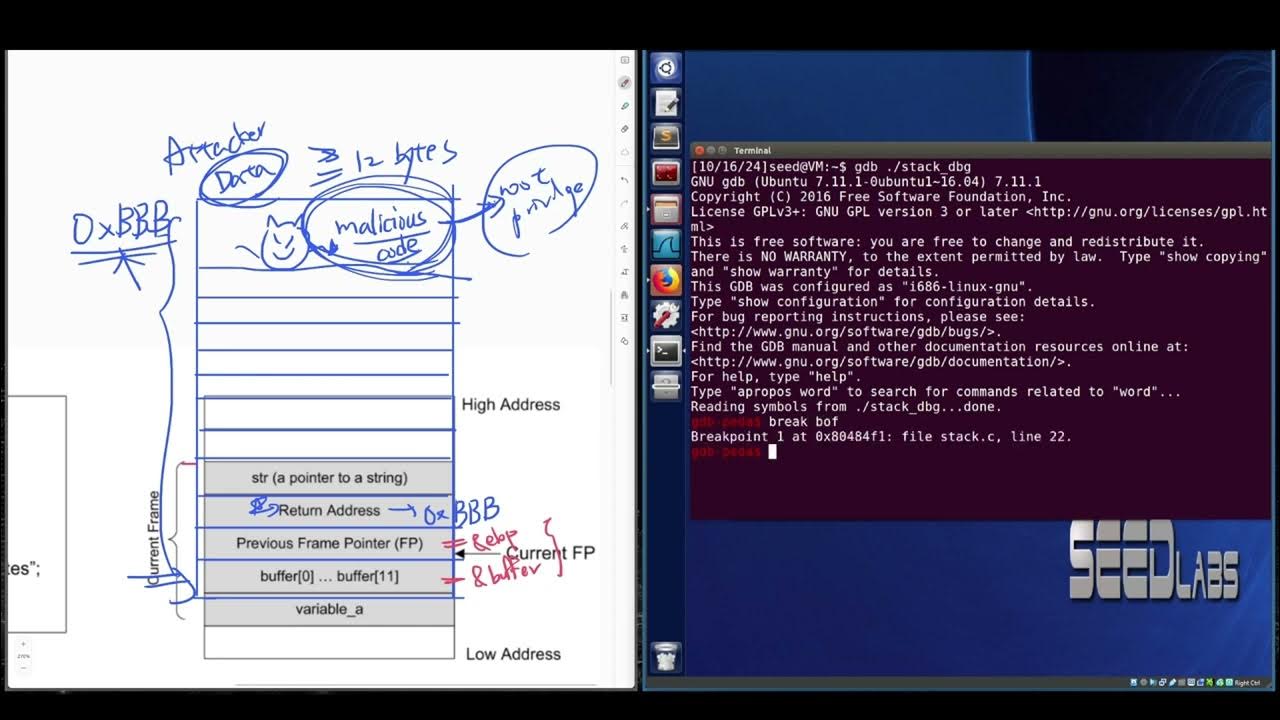 CSCI-620 OSS | Assignment 3 - Buffer Overflow Attack - YouTube