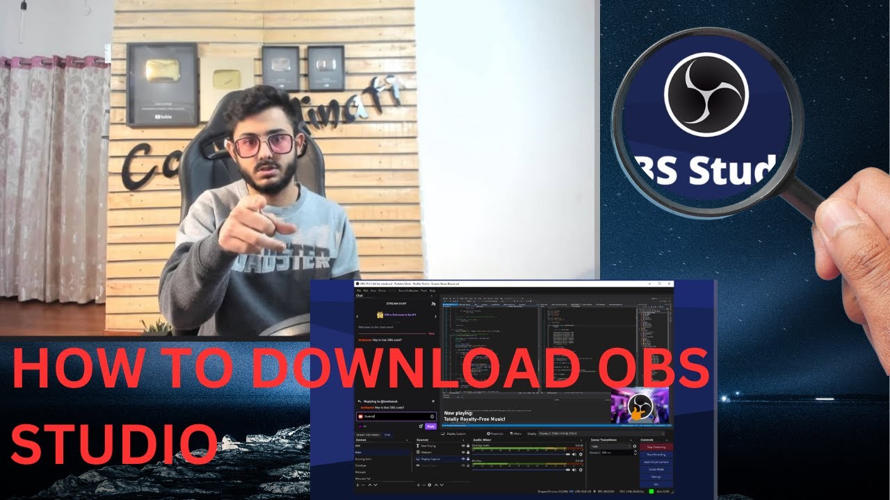 OBS Tutorial in ENGLISH| Best Screen Recording Software for Computer # ...
