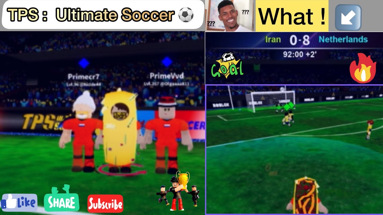 TPS : Ultimate Soccer | What ! 🤯 (0:8) ! | Full match | #Roblox - YouTube