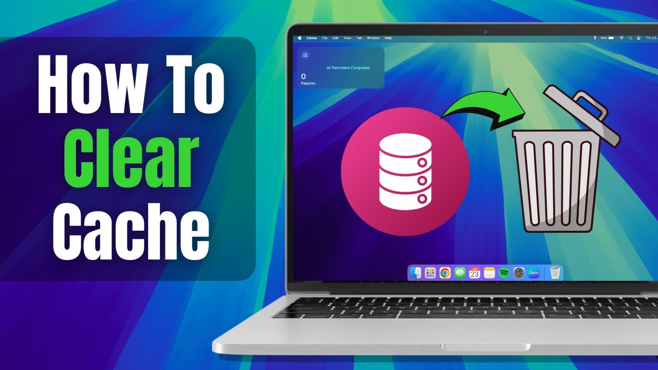 How to Clear Cache on Macbook - The EASY Way (MacOS Tahoe +) - YouTube