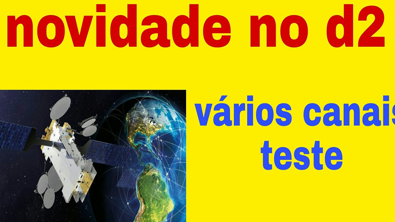 Novidades no satélite star one D2 vários canais em teste. - YouTube