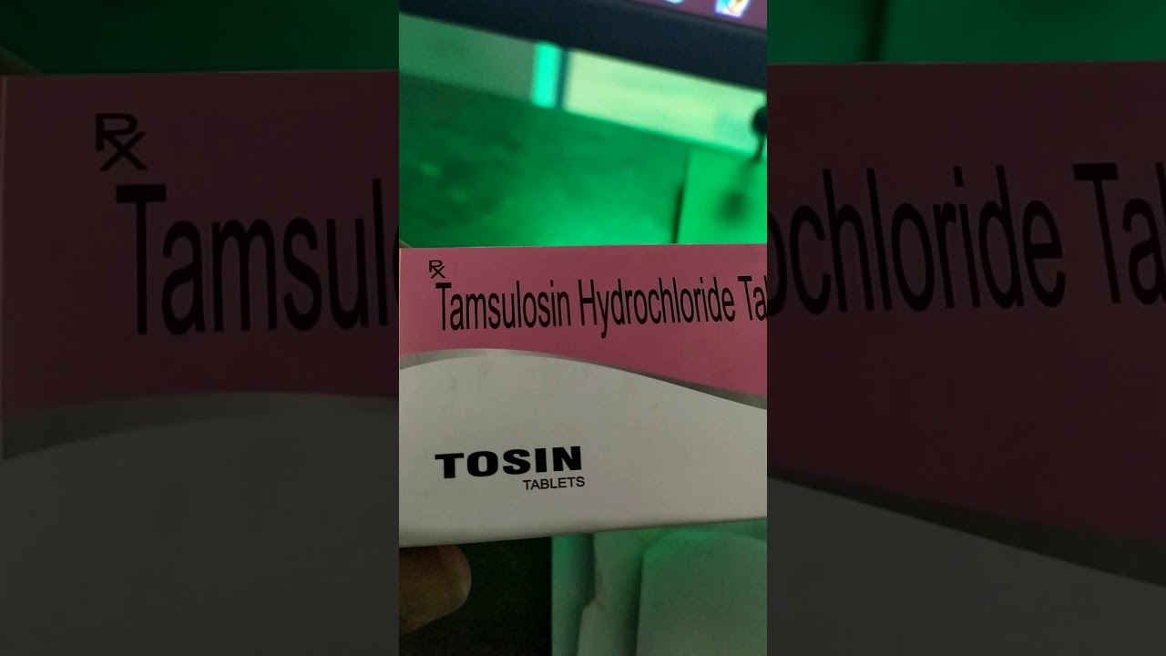 Tab Tamsulosin HCl 0.4 mg(Tosin) - YouTube