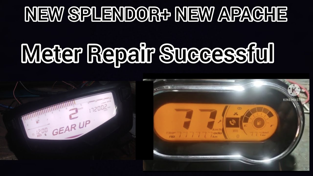 New Splendor+ New Apache Meter Repair Successful - YouTube