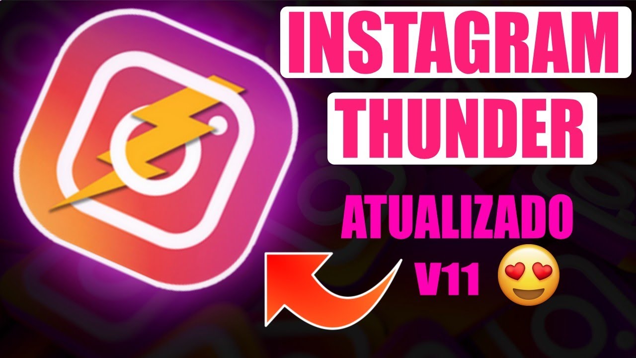 Nova atualização do Insta Thunder versão atualizado - YouTube
