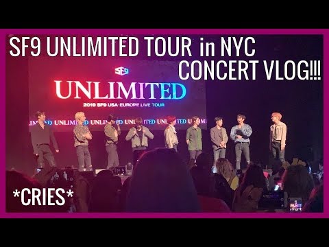2019 SF9 USA-Europe Live Tour [Unlimited] Concert Vlog || Brooklyn, NY ...