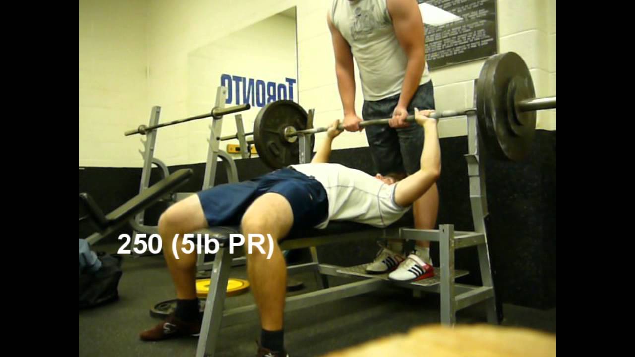 Bench 250 - YouTube