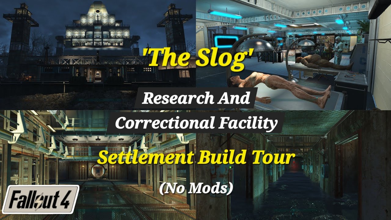 Fallout 4 - The Slog Settlement Build Tour: "The Slog Research And ...