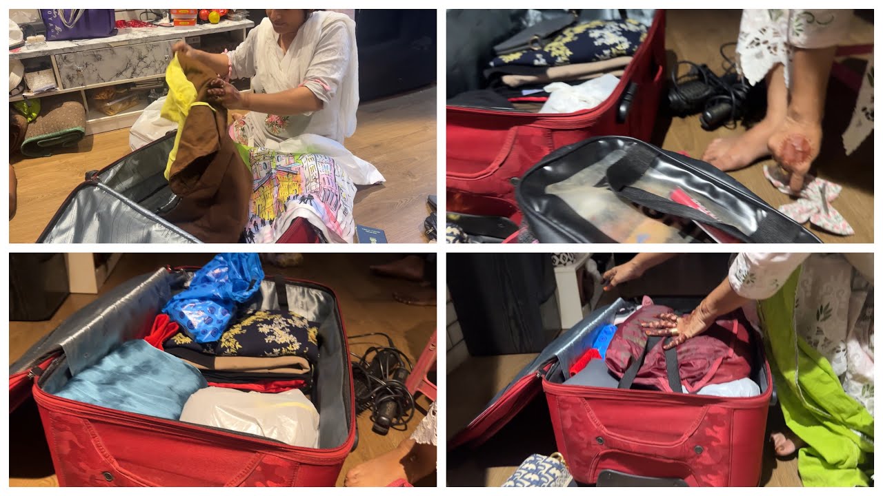 Finally my Packing done for 7 days layover trip - YouTube