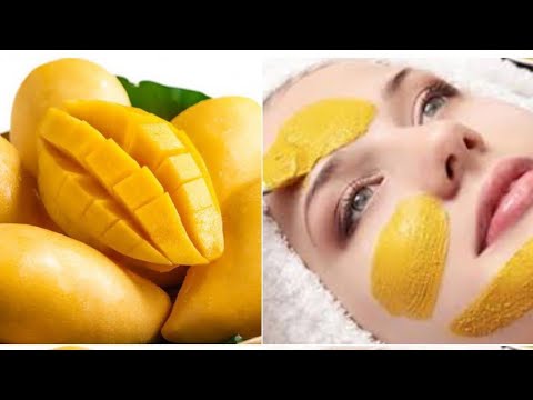 Mango fruit facial at home || summer facial for glowing skin - YouTube
