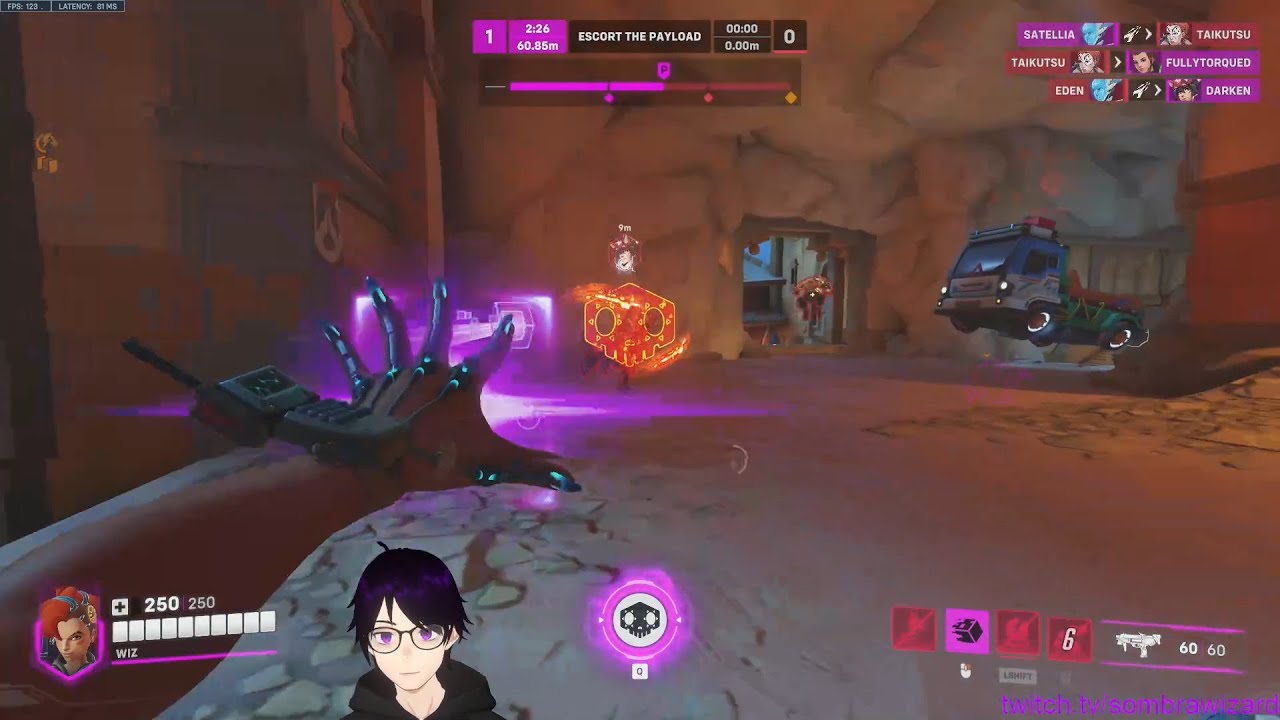 Sombrawizard Sombra Overwatch 2 Gameplay Season 9 Youtube