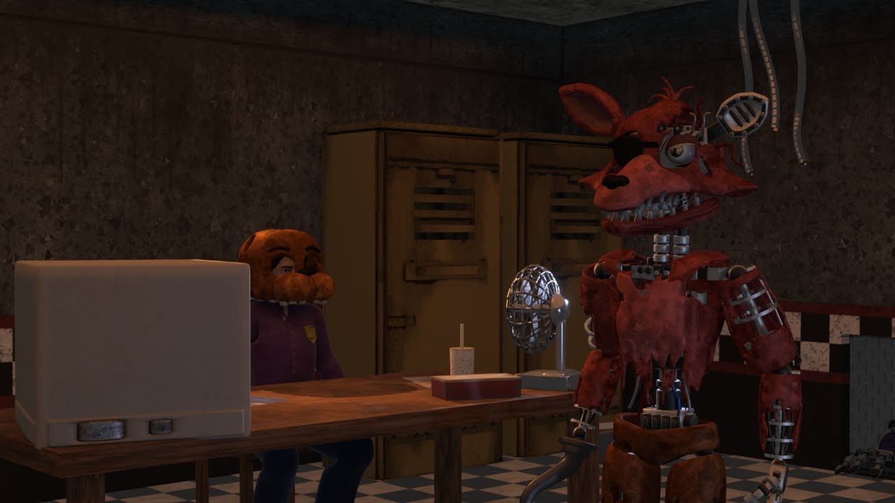 the flying flashlight (fnaf 2 anniversary blender meme animation) - YouTube