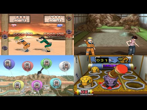 All Mini Games-Naruto: Ultimate Ninja 3