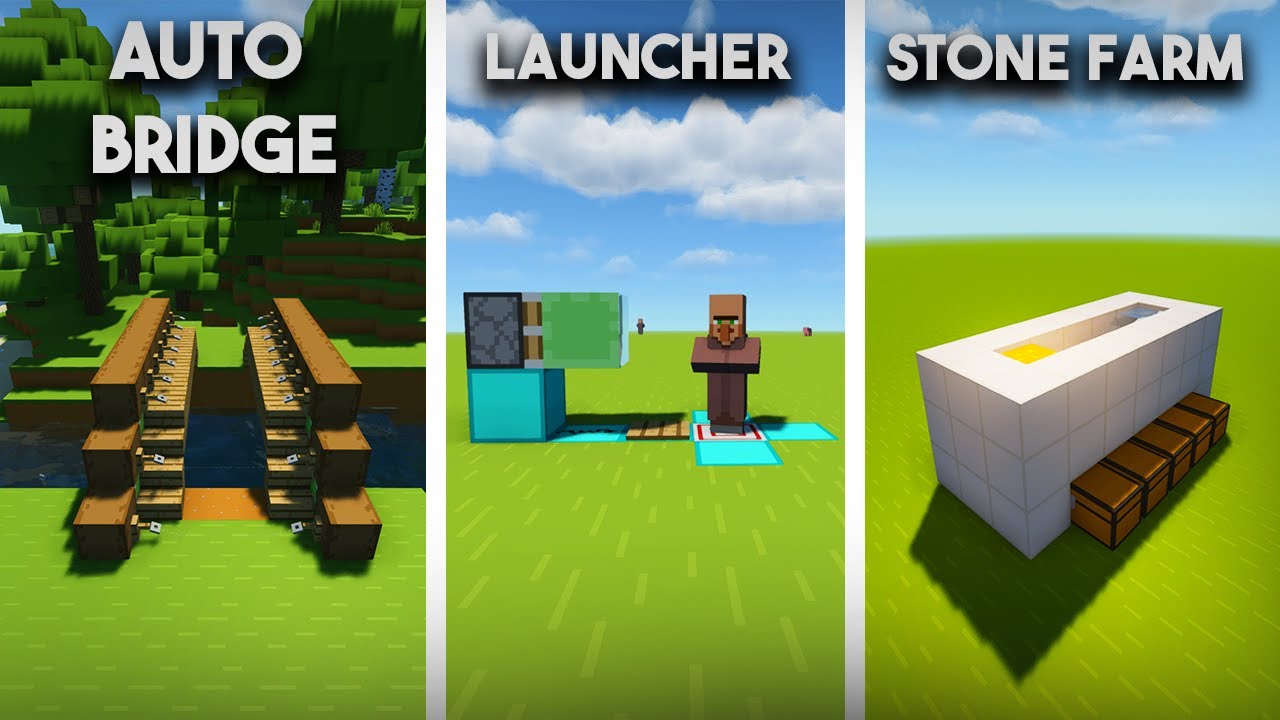 3 Most VIRAL Redstone Builds in Minecraft! - YouTube