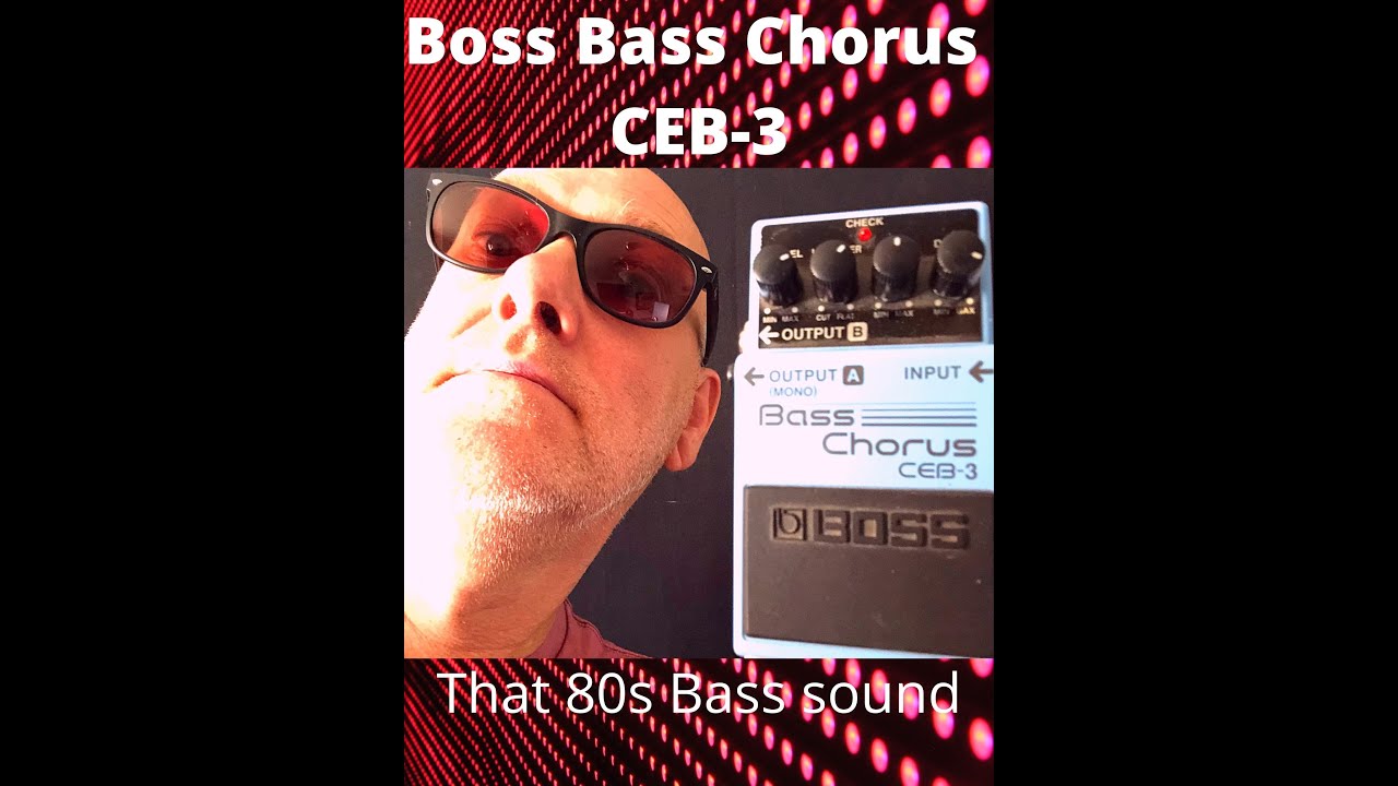 Boss Chorus pedal CEB-3 Review / Tutorial - YouTube