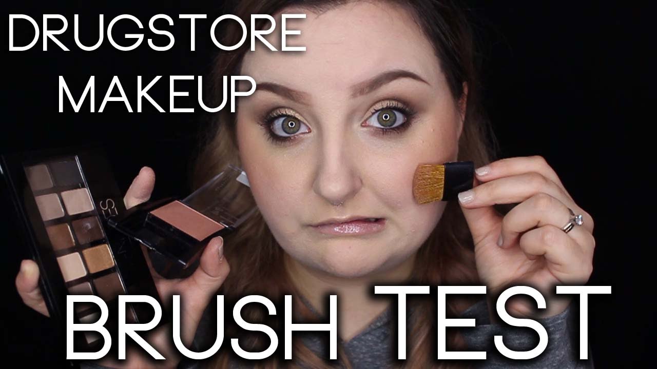 DRUGSTORE MAKEUP BRUSH/SPONGE TEST | RawBeautyKristi - YouTube