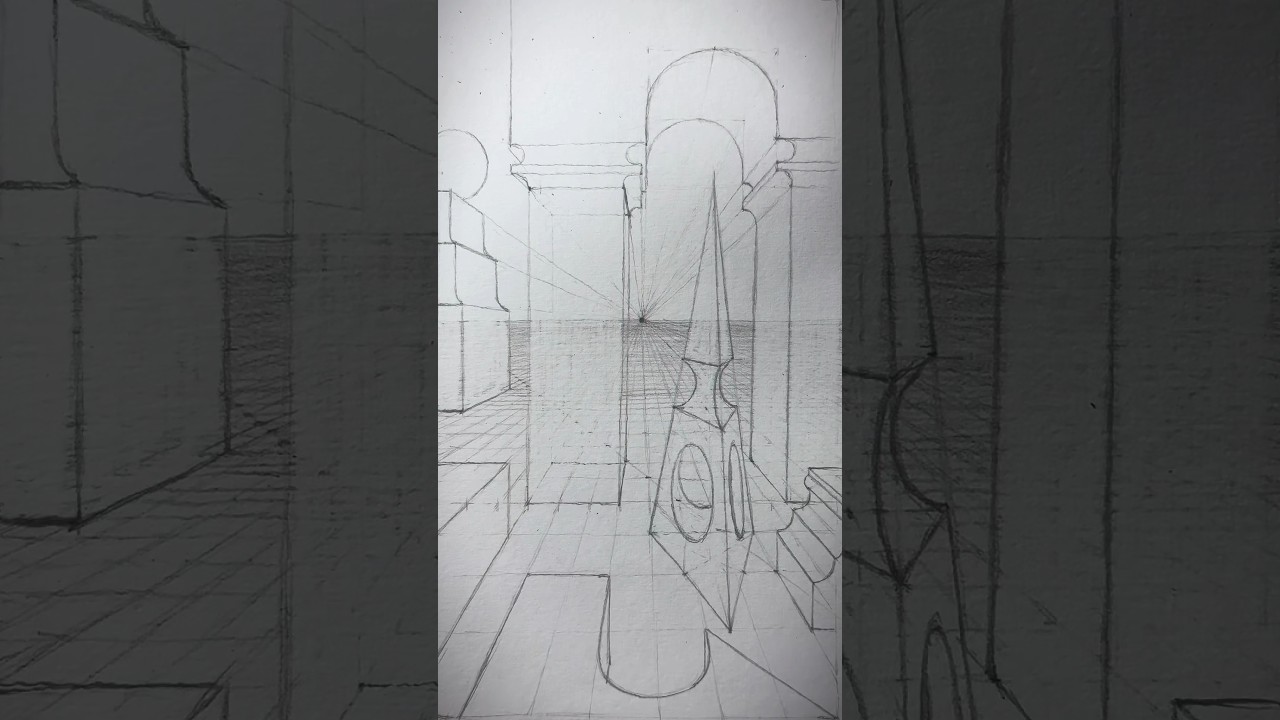 How to Draw in Perspective! ️ #art #drawing #shorts - YouTube