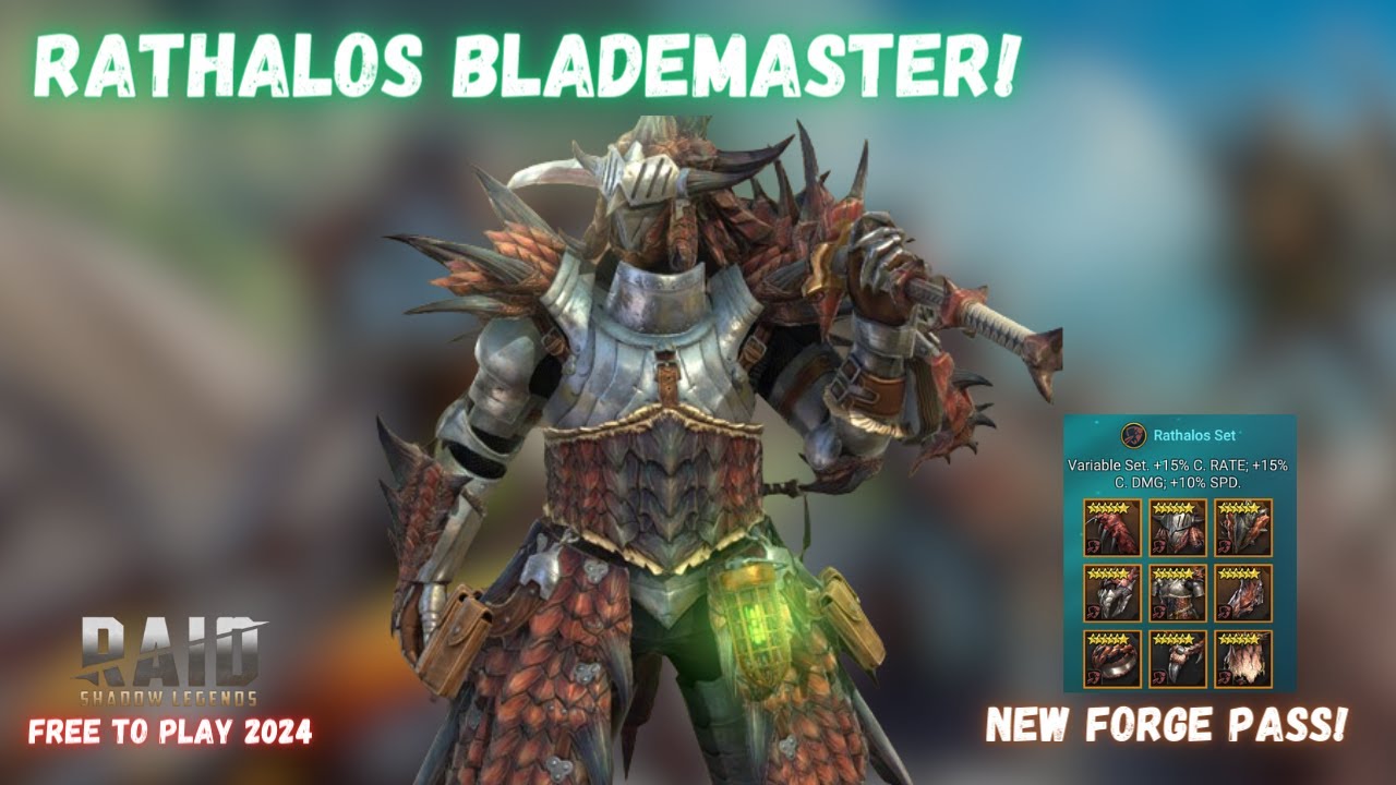 RATHALOS BLADEMASTER On The FTP! Plus NEW Forge Pass! | FTP 2024 | RAID ...