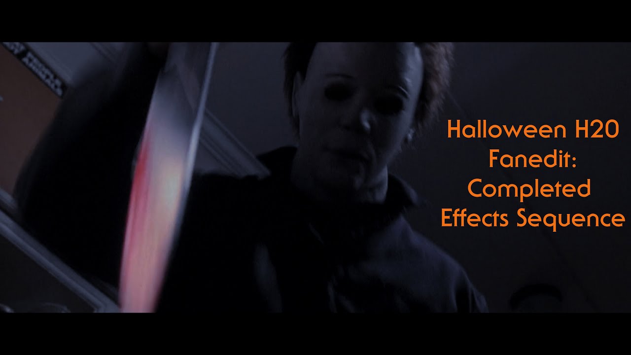 Halloween H20 Fanedit WIP Clip, Darkening Michael's Eyes - YouTube