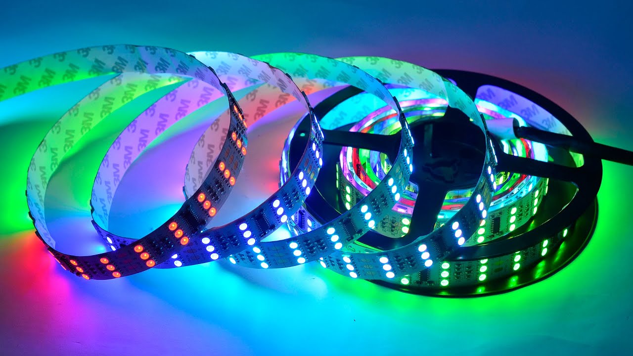 133 Kinds of Brightest Dream Color LED Strip Lights Effect - YouTube