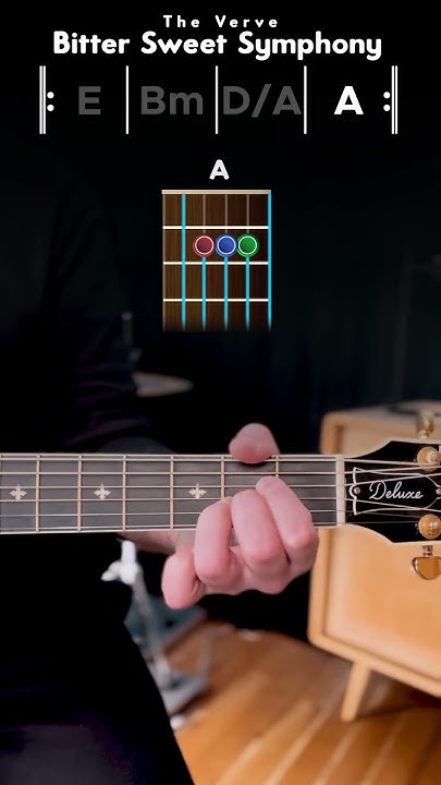 Bitter Sweet Symphony, The Verve, Guitar Chords Tab #guitar #guitarist #acousticguitar # ...