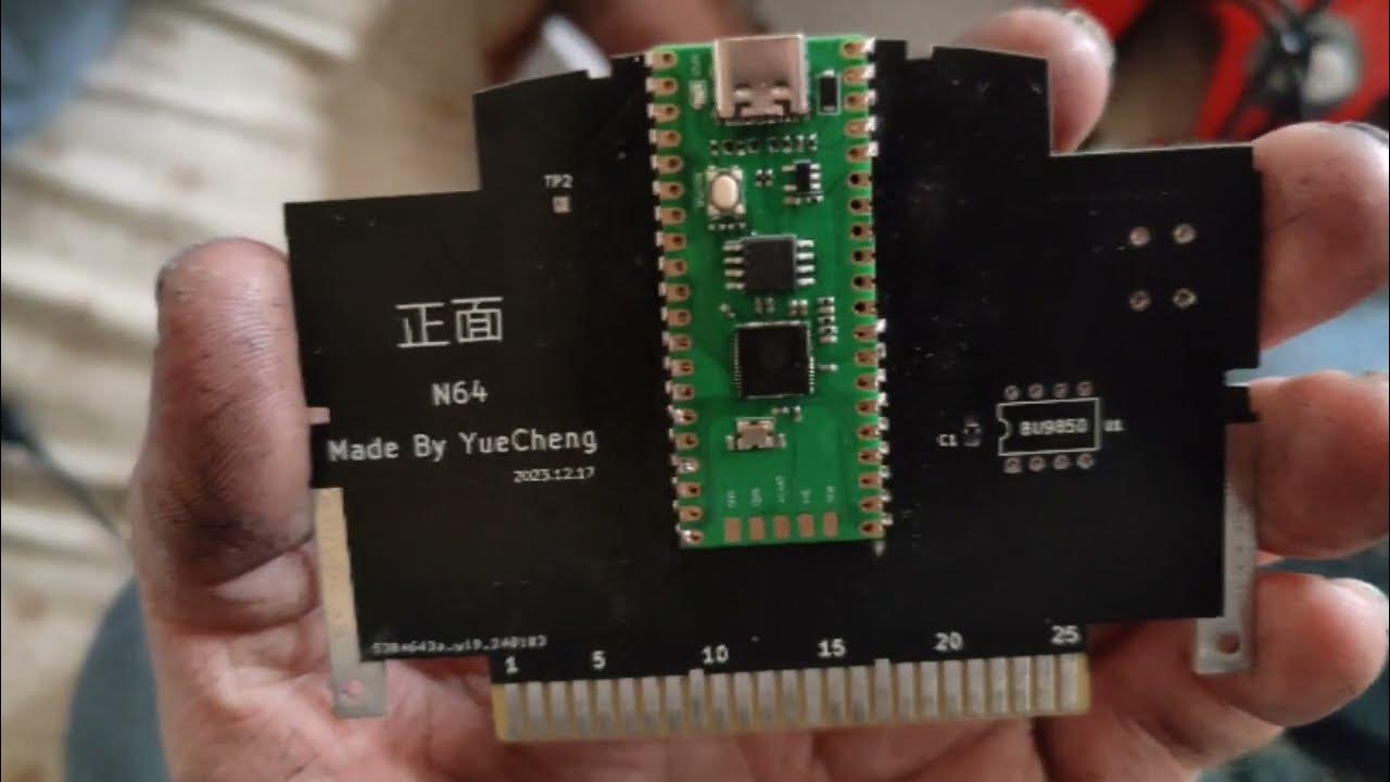 pico N64 flash cart(how to use) - YouTube