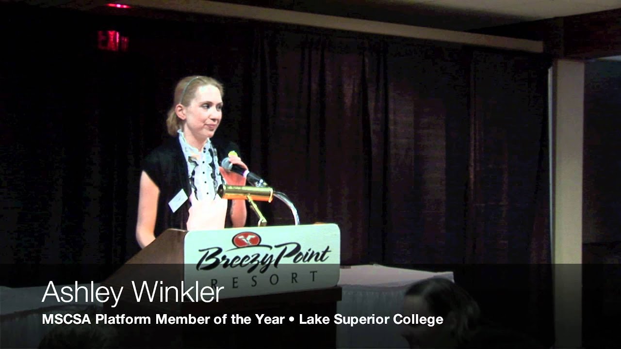 Ashley Winkler - Platform Committee Member of the Year - YouTube