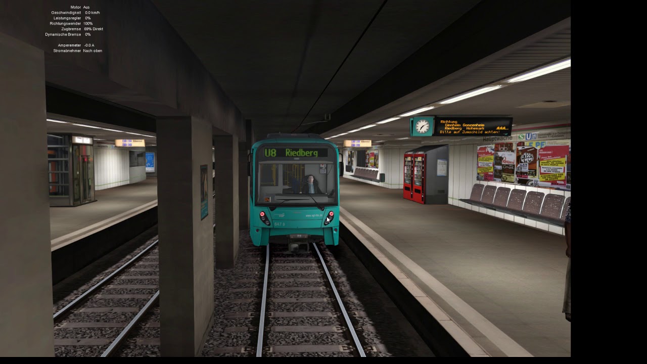 Train Simulator U-Bahn Frankfurt U8 - YouTube