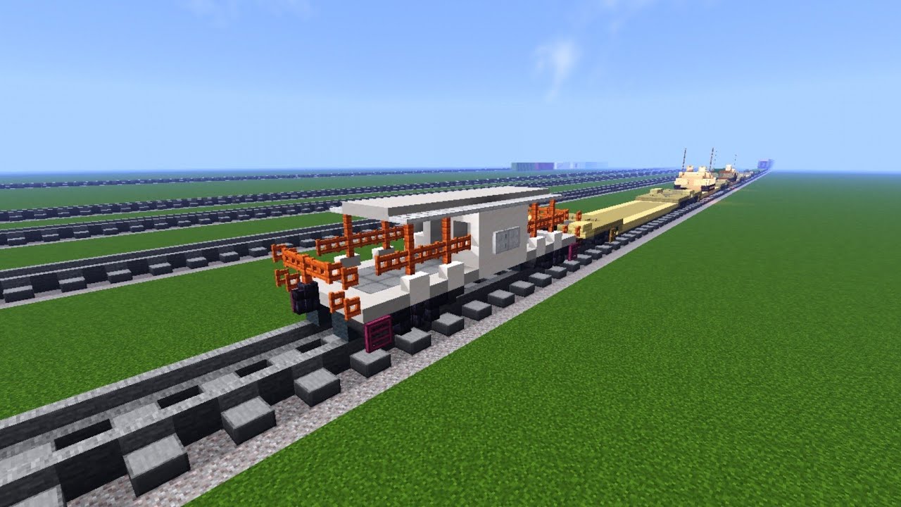 Minecraft Indian BVZI Caboose Train Car Tutorial (Guard Brake Van ...