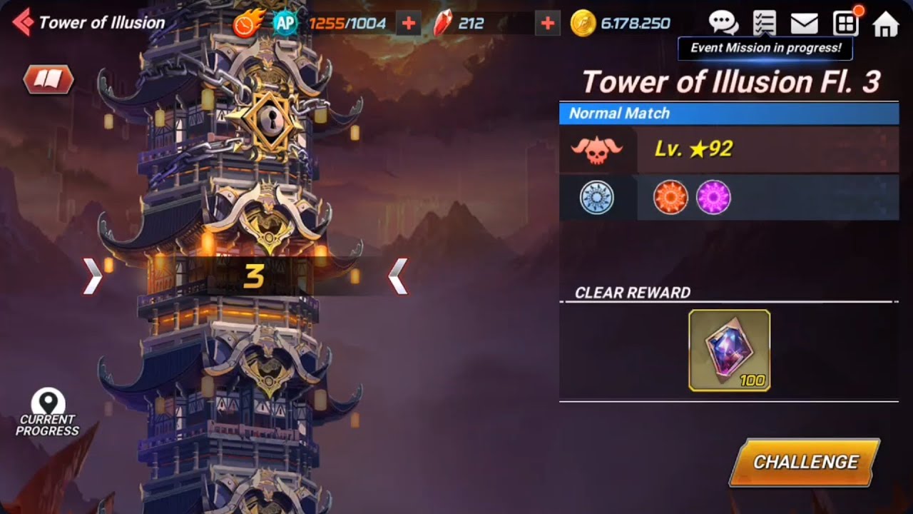 TOWER OF ILLUSIONS - LEVEL 3 COMPLETE! - KOF ALL STAR - YouTube