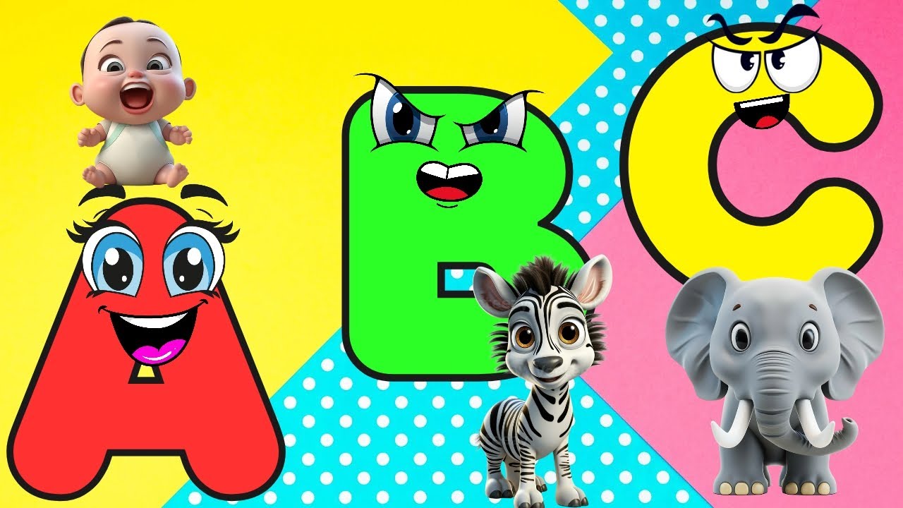 ABC song | a for apple | abc phonics song for toddlers | nursery rhymes ...