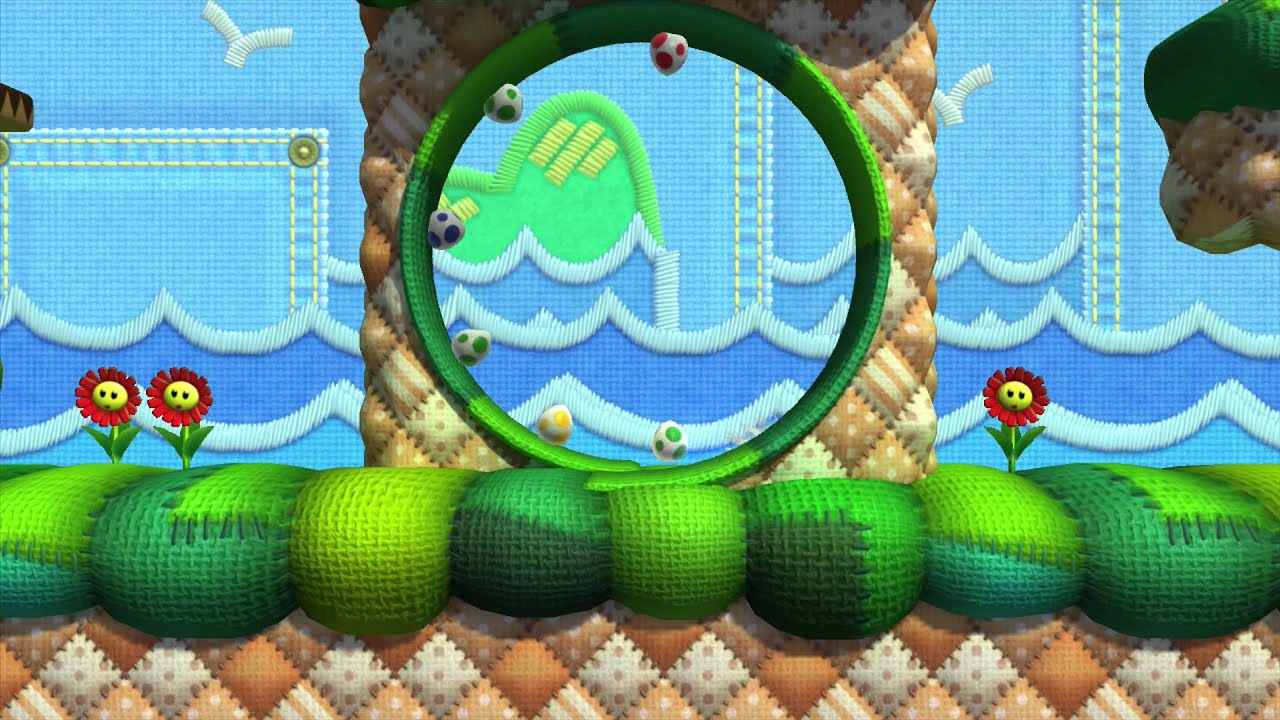 Sonic Lost World Yoshi's Island Zone Gameplay - YouTube