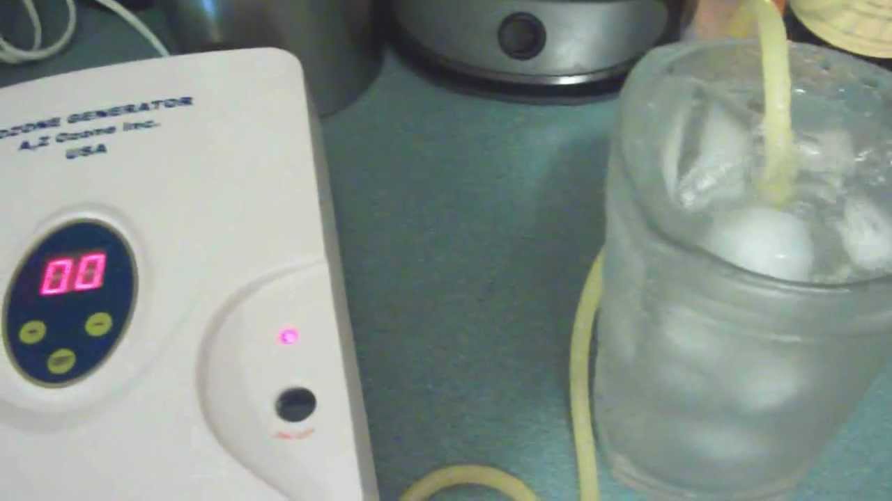 Making Ozonated Water & Oils - YouTube