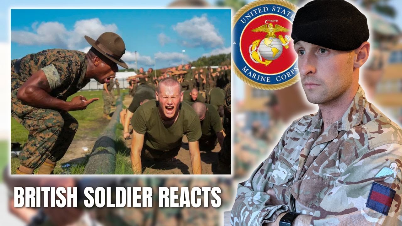 US Marine Corps Bootcamp (San Diego) (British Army Instructor Reacts ...
